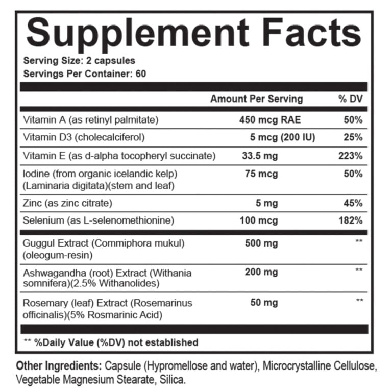 Buy Thyroid T3 Supplement Online - Triiodo-l-thyronine Support