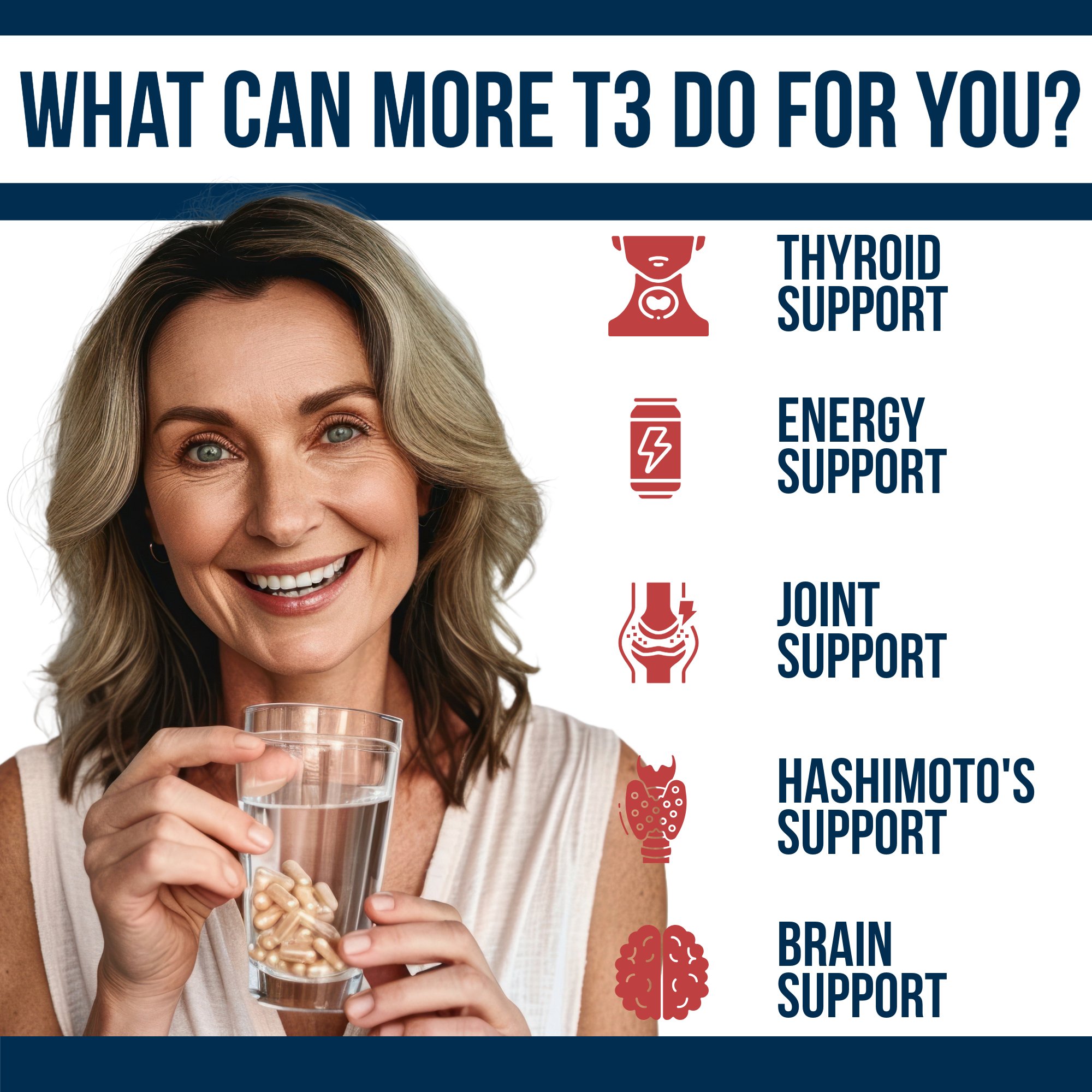 T3 Conversion Booster | T3 Thyroid Support Supplement