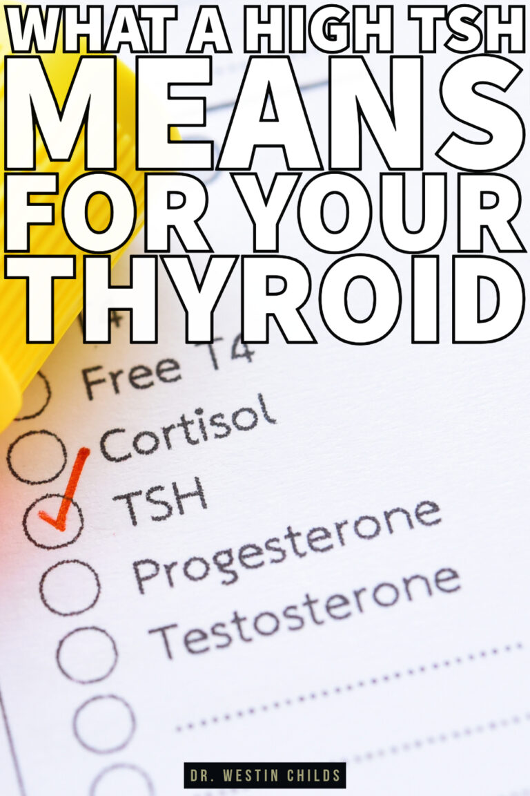 High TSH Symptoms & What It Means For Your Thyroid