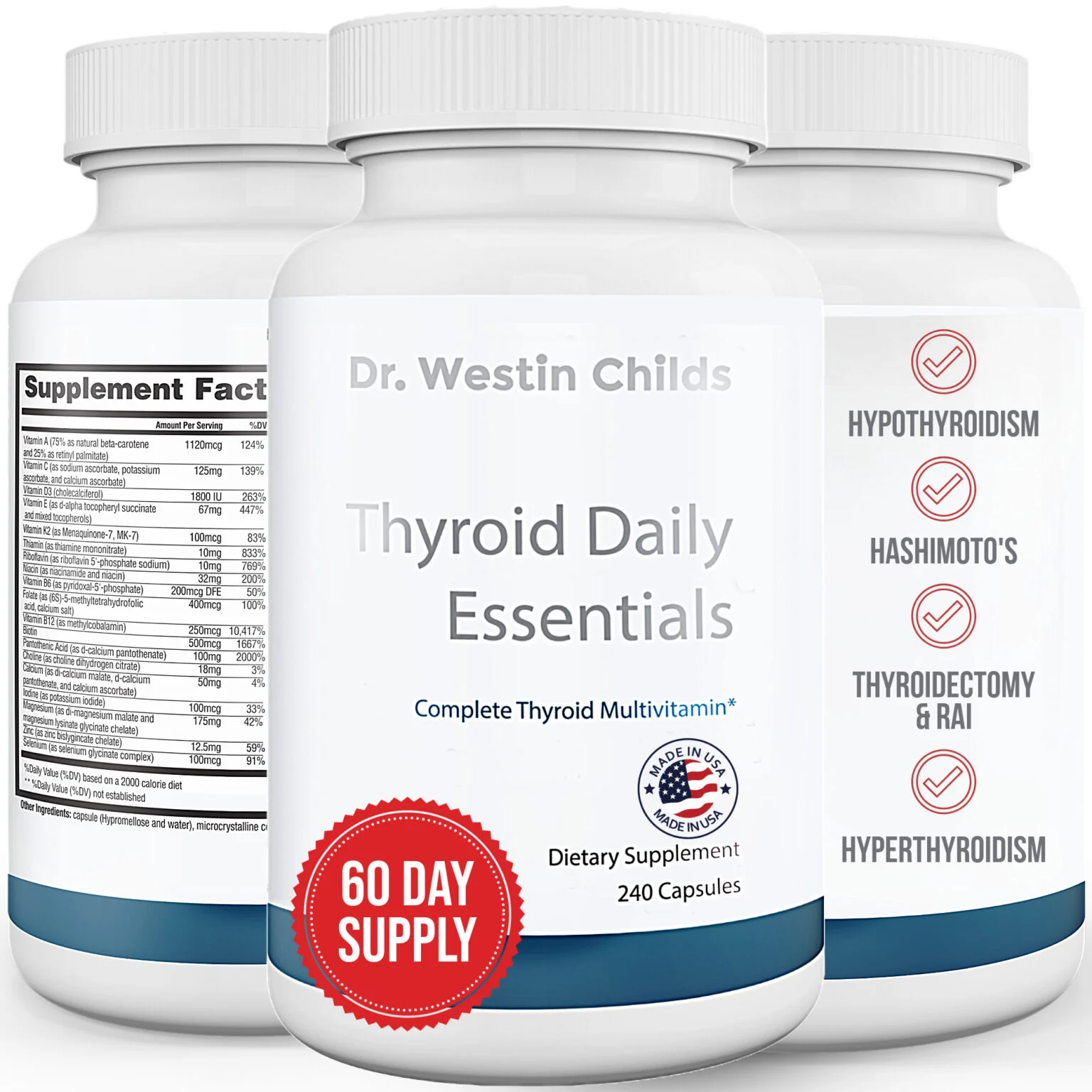 Natural Science Based Thyroid Supplements | Dr. Westin Childs