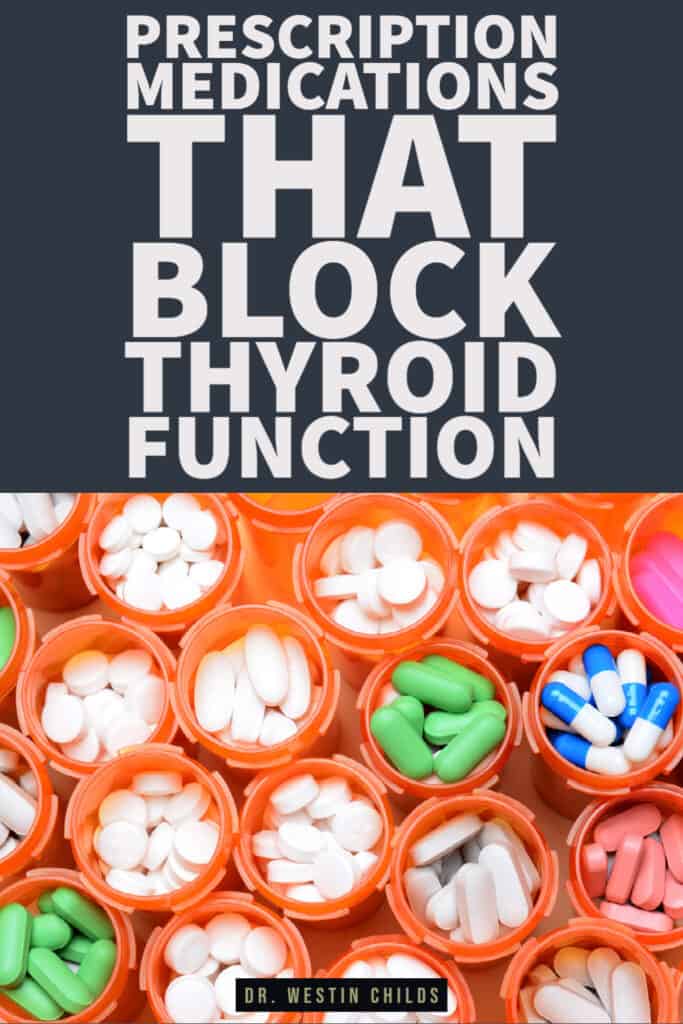 Prescription Medications That Block Thyroid Function