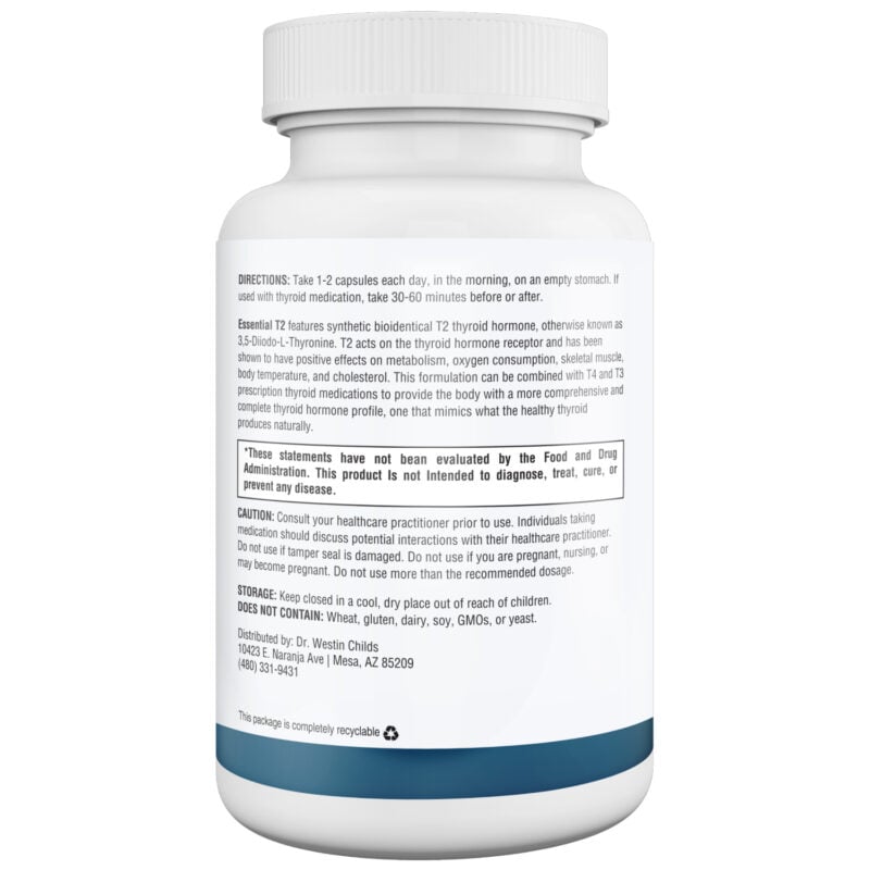 Essential T2 - Bioidentical T2 Hormone (3,5 Diiodo-L-Thyronine)