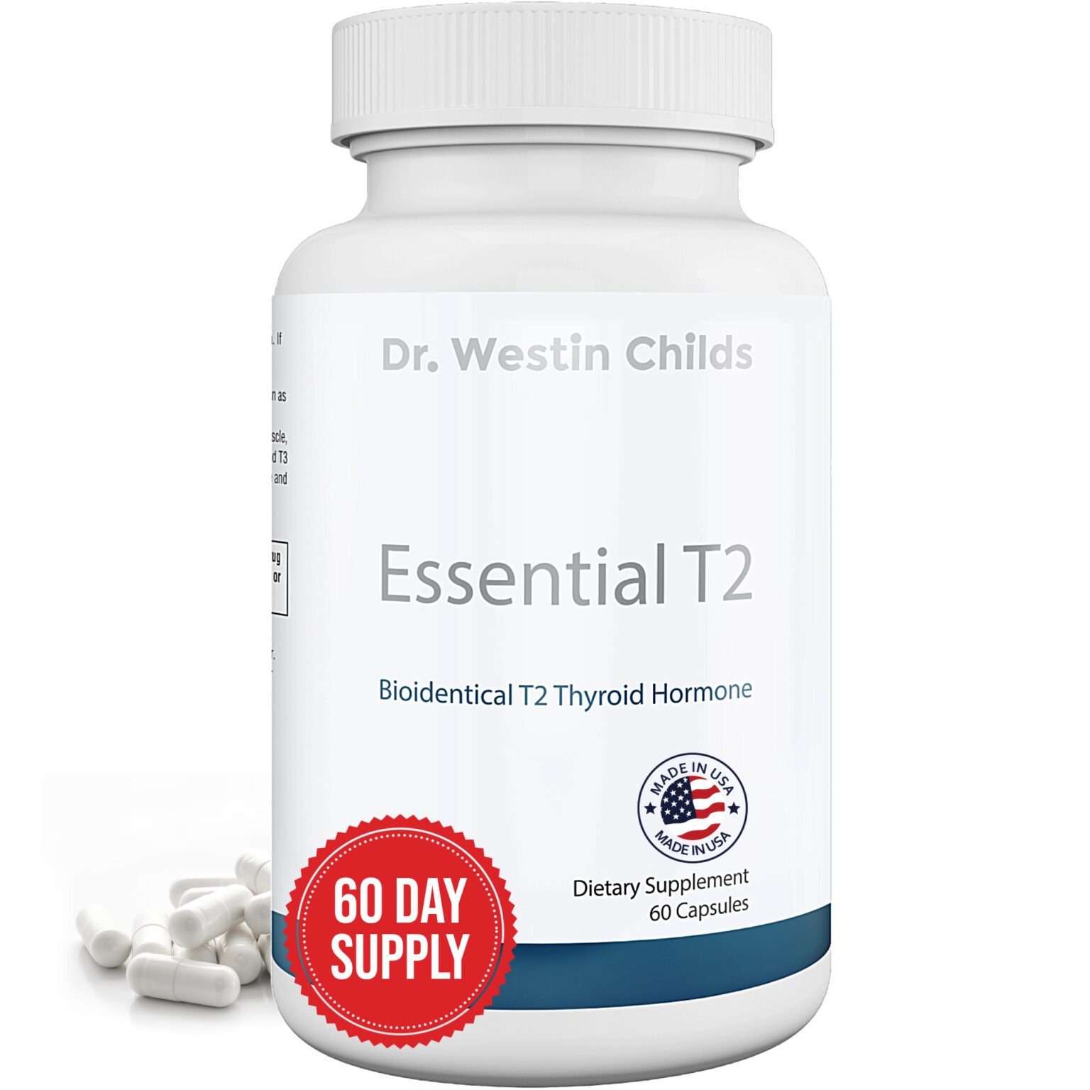 Essential T2 | Bioidentical T2 Thyroid Support Supplement (3,5 Diiodo-L ...