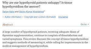 Updated Hypothyroid Treatment Guidelines to Take to Your Doctor