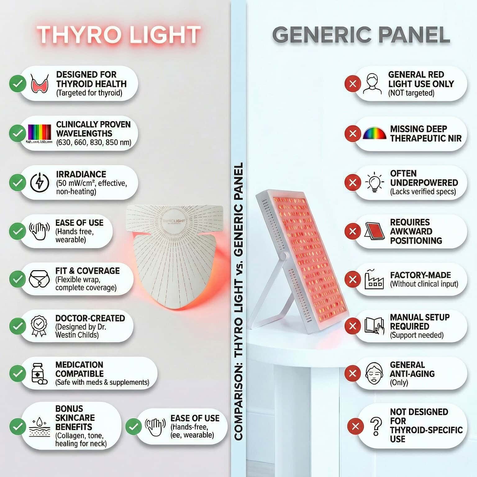 Buy Red Light Therapy Device For Hashimoto’s & Hypothyroidism